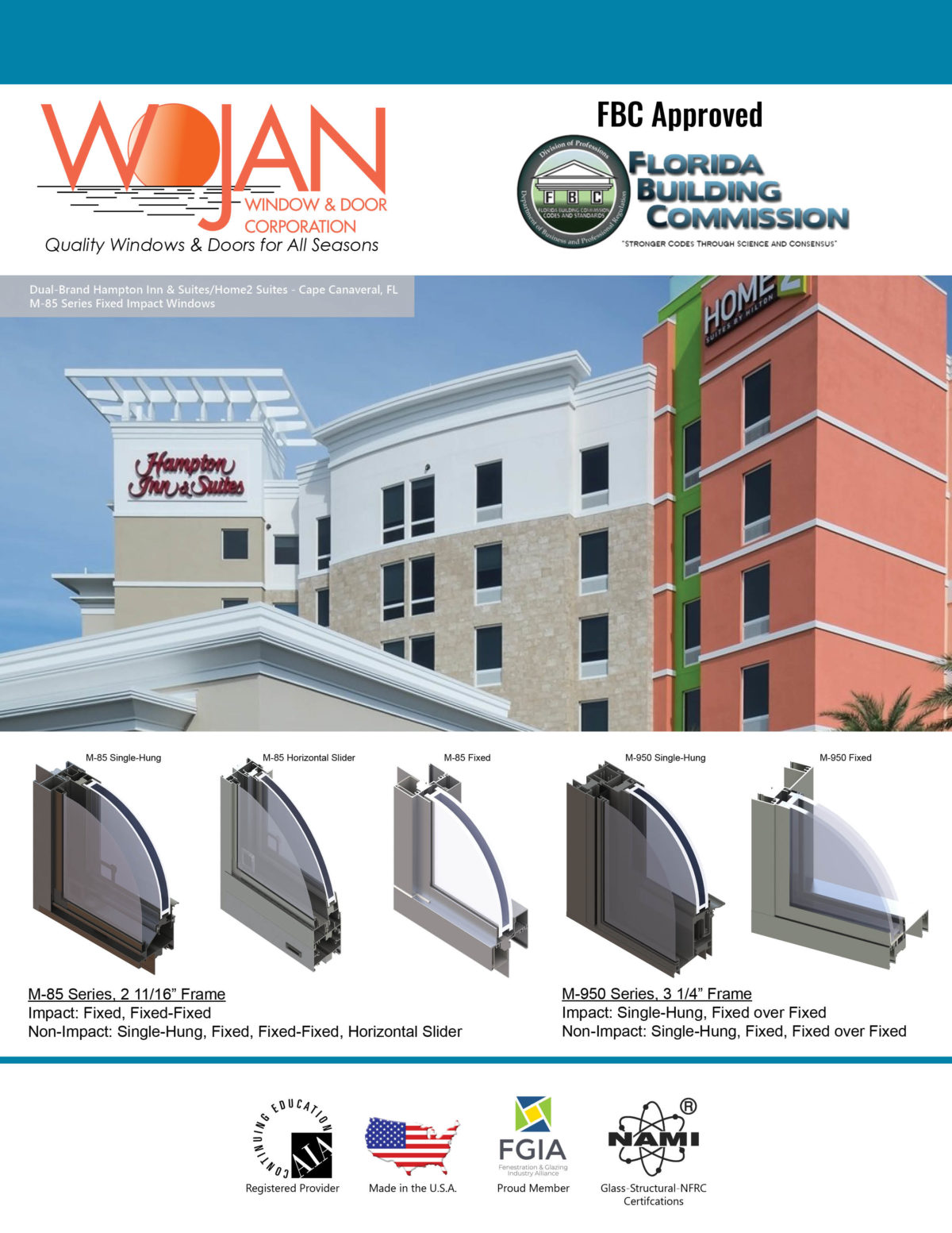 Brochures Wojan Windows and Doors