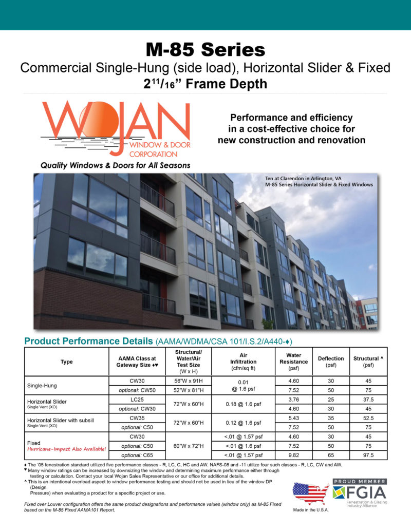 Wojan M 2025 Series Door Replacement