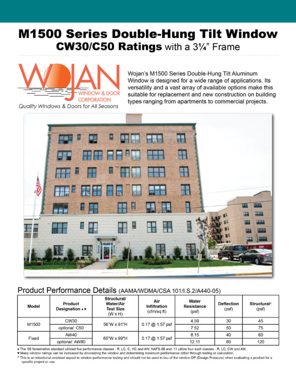 Brochures Wojan Windows and Doors